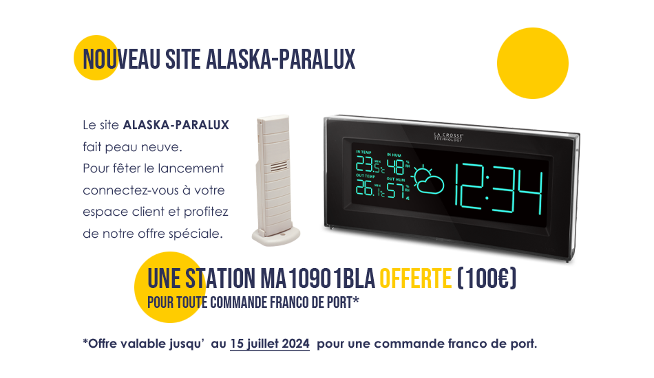 ALASKA-PARALUX ET CIE | Stations météo, Instruments optiques